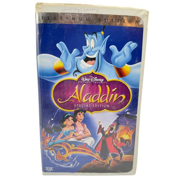 Walt Disney | Media | Aladdin Special Edition Vhs Tape Platinum Edition ...
